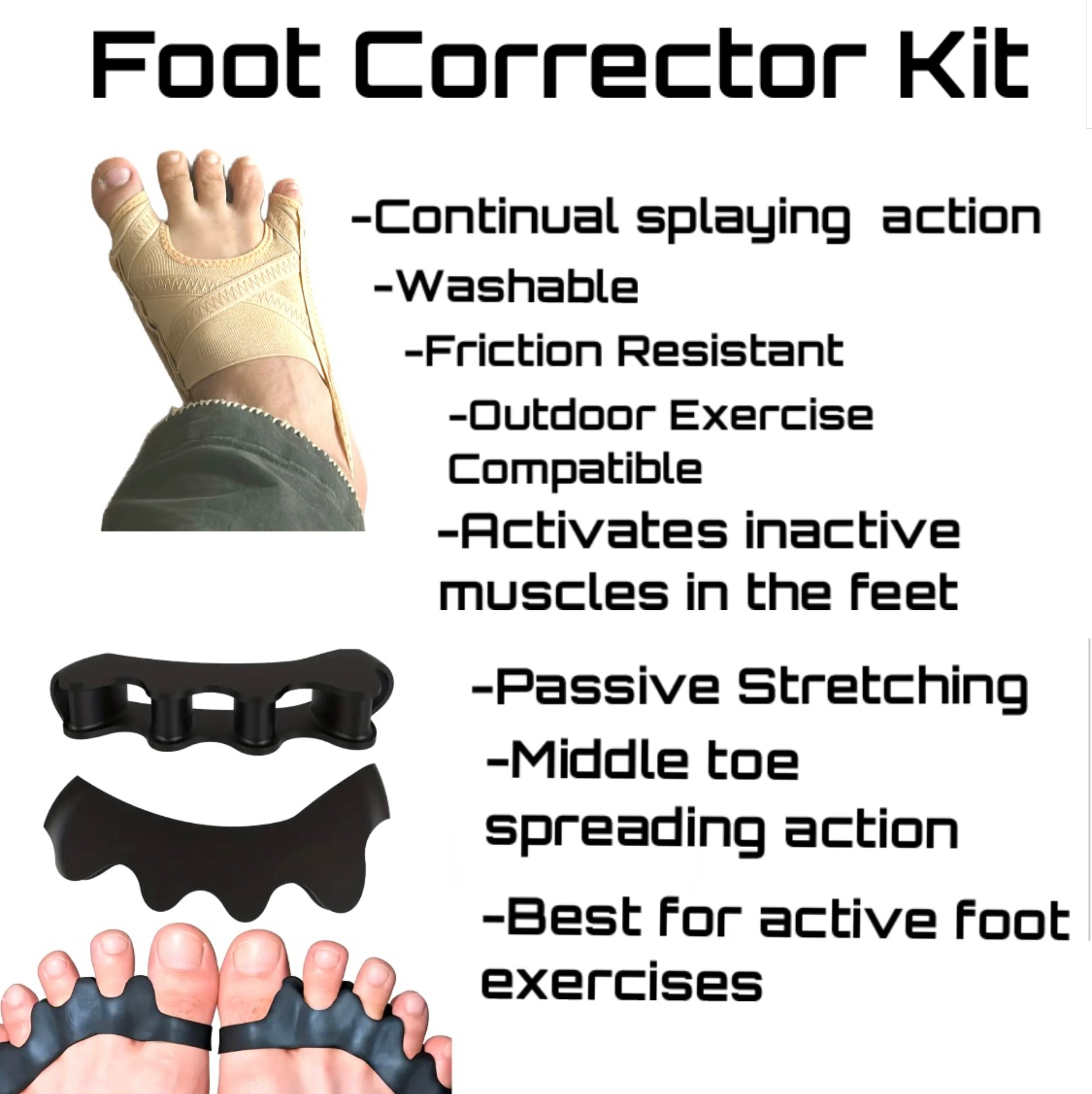 Customizable Toe Splay Trainer Kit with Training Program Included ...